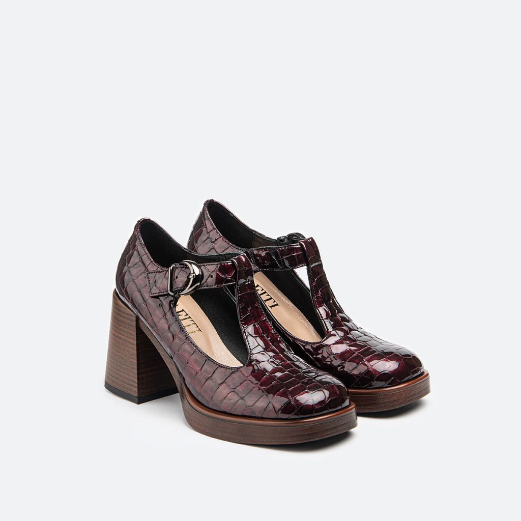 COLETTE wine croco lak - Grafiti